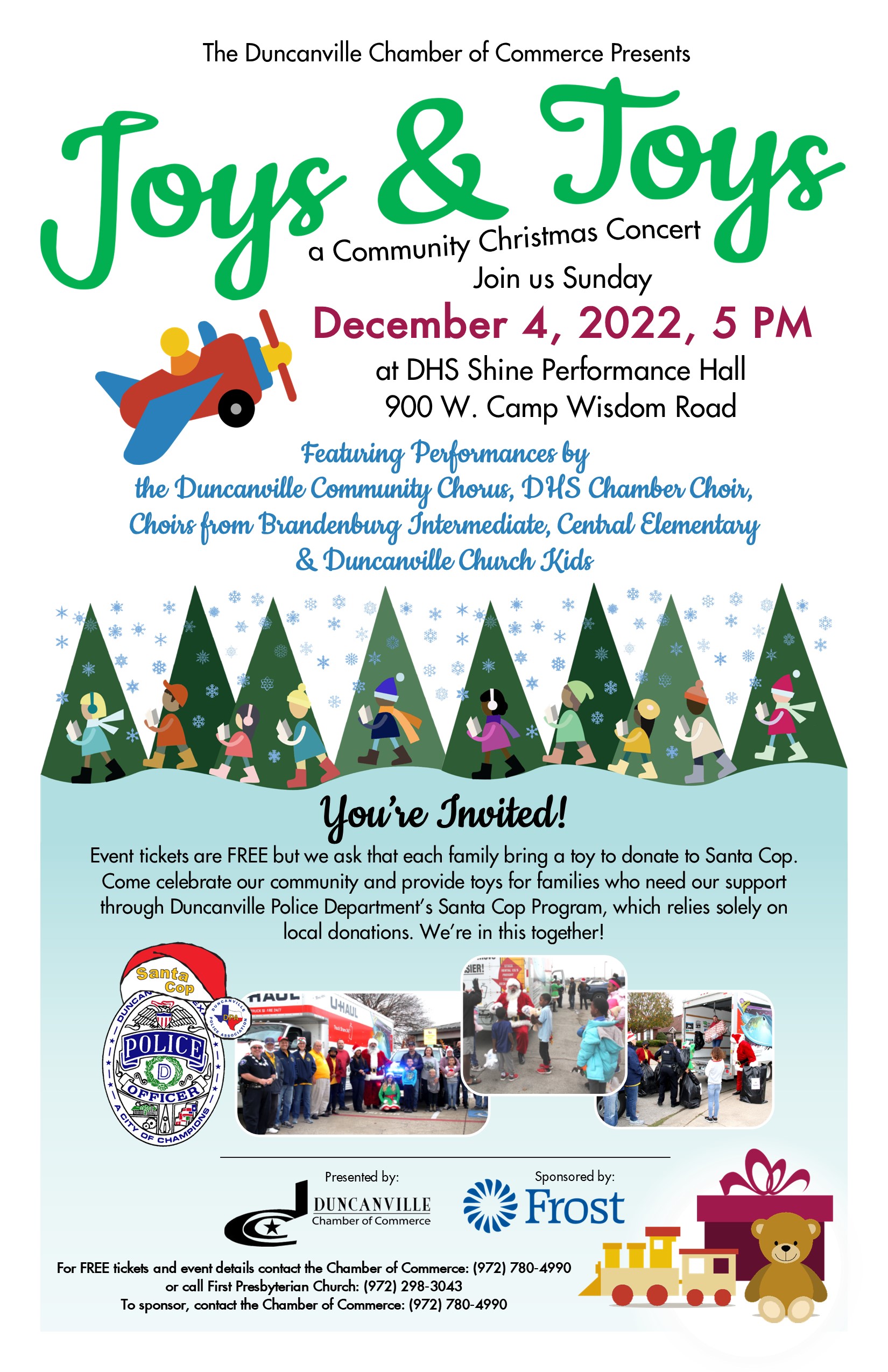 Joys & Toys 11×17 flyer – First Presbyterian Church Duncanville